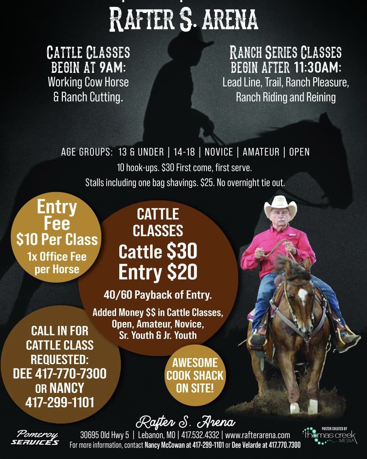 Upcoming Events – Rafter S Arena